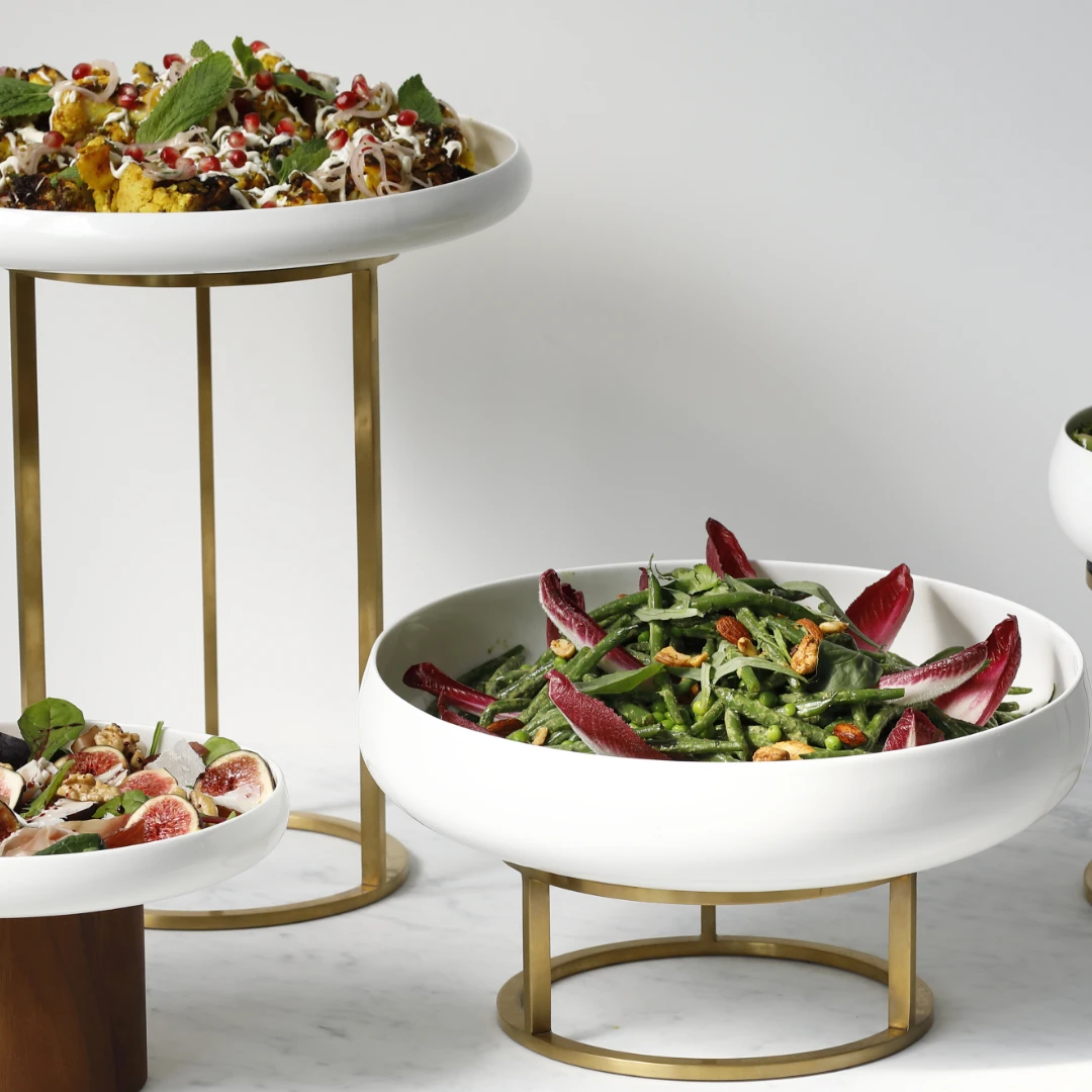 Tilt | Bone China Coupe Platter | Craster