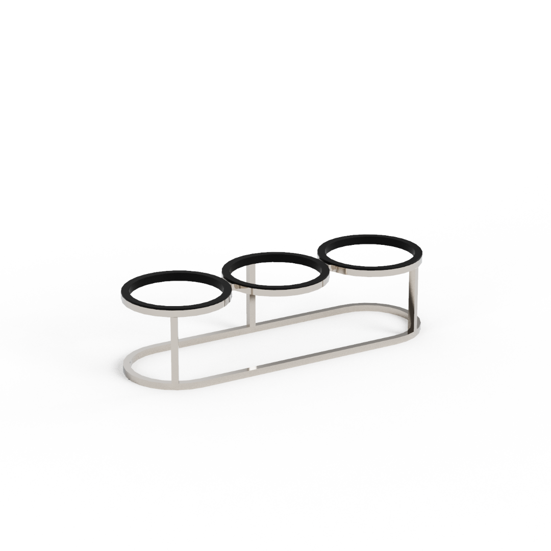Tilt | Mini Triple Stainless Steel Frame | Craster
