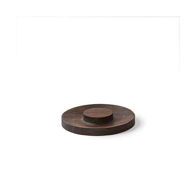 Tilt | Mini Walnut Jar Lid | Craster