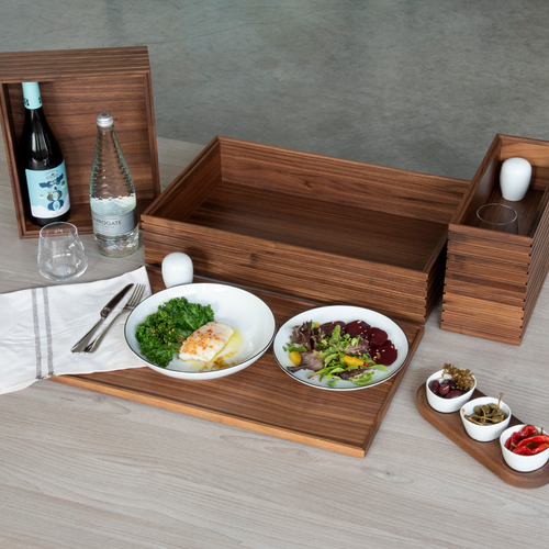 Flow | Walnut 1.1 Large Meal Stacking Bento Kit