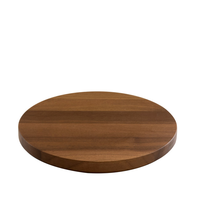 Tilt | Round Walnut Plinth | Craster