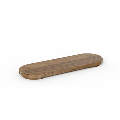 Tilt | Tilt Mini Triple Walnut Plinth | Craster