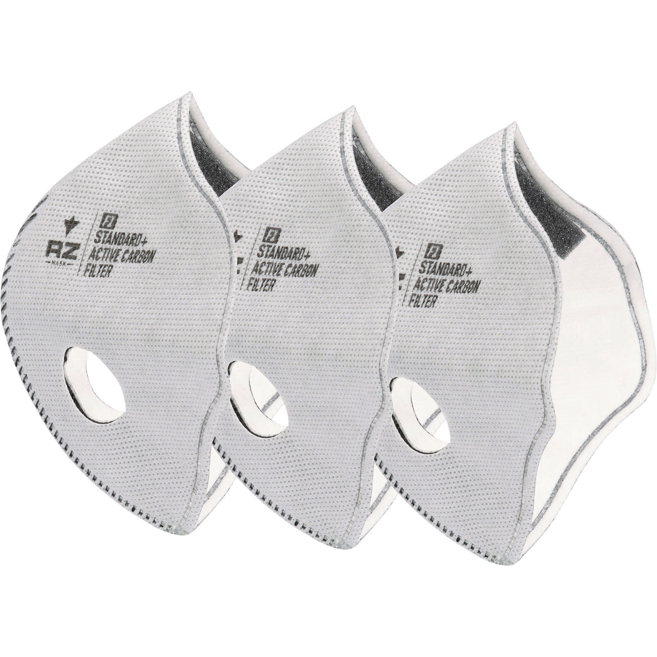 RZ Mask F1 Standard + Active Carbon Filter - Set of 3 - Monterrey Tile ...