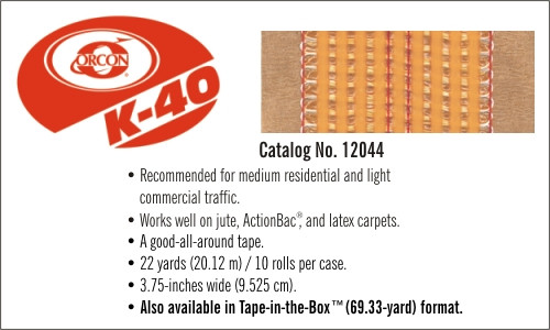 Orcon K-40 Seam Tape - Single Roll - Monterrey Tile AZ LLC dba/TileToolsHQ