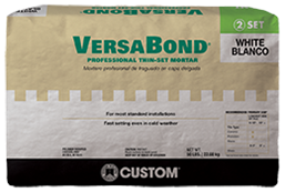 Versabond® Fortified Thinset Mortar White 50 lbs - Custom Building
