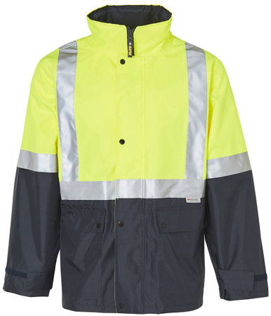 AIW Hi-Vis Three in One Safety Jacket with 3M Tapes SW20A