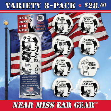Near Miss Ear Gear : Variety 8-Pack