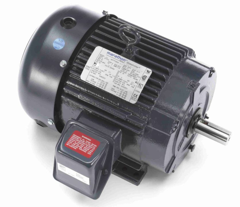 GT1012A Marathon 5 hp 3600 RPM 184T Frame 230/460V TEFC Marathon ...