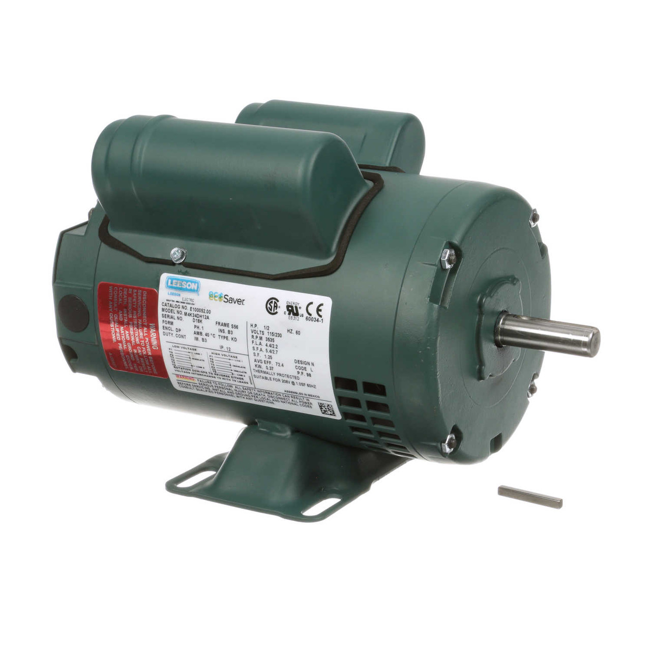 Leeson/Marathon Electric Motors 1/2 HP