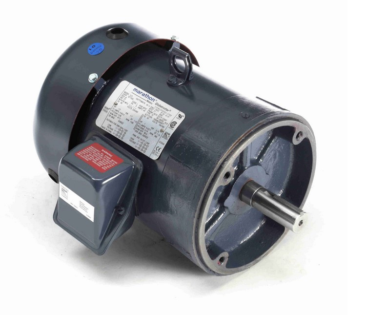 GT1305 Marathon 1 1/2 hp 1200 RPM 3-Phase 182TC Frame TEFC (no base ...