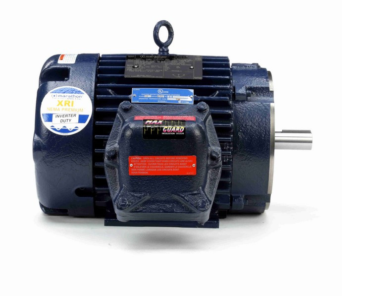 C368A Marathon 3 hp 1800 RPM 3-Phase 182TC Frame TEFC (rigid base) 575V ...