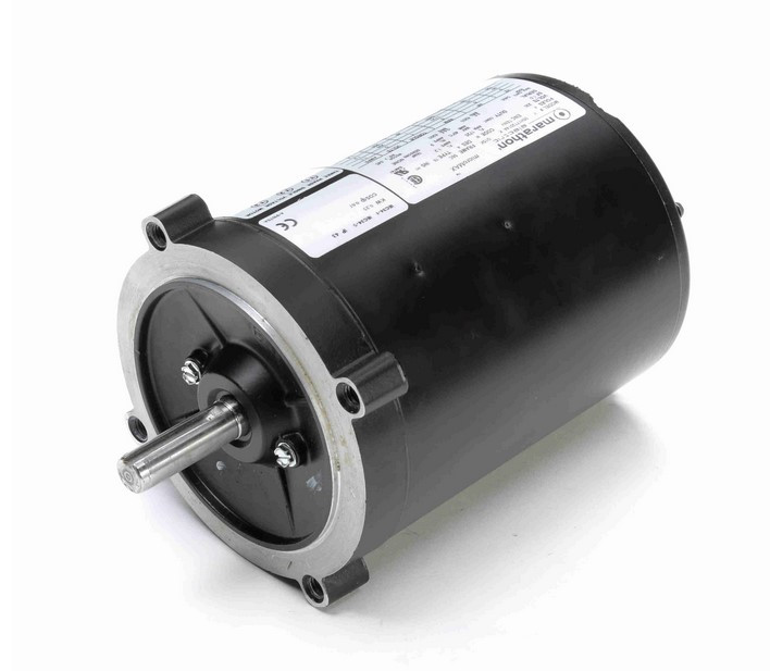 Y503 Marathon 1/3 hp 1800 RPM 3-Phase 56C Frame TENV (no base) 230V ...