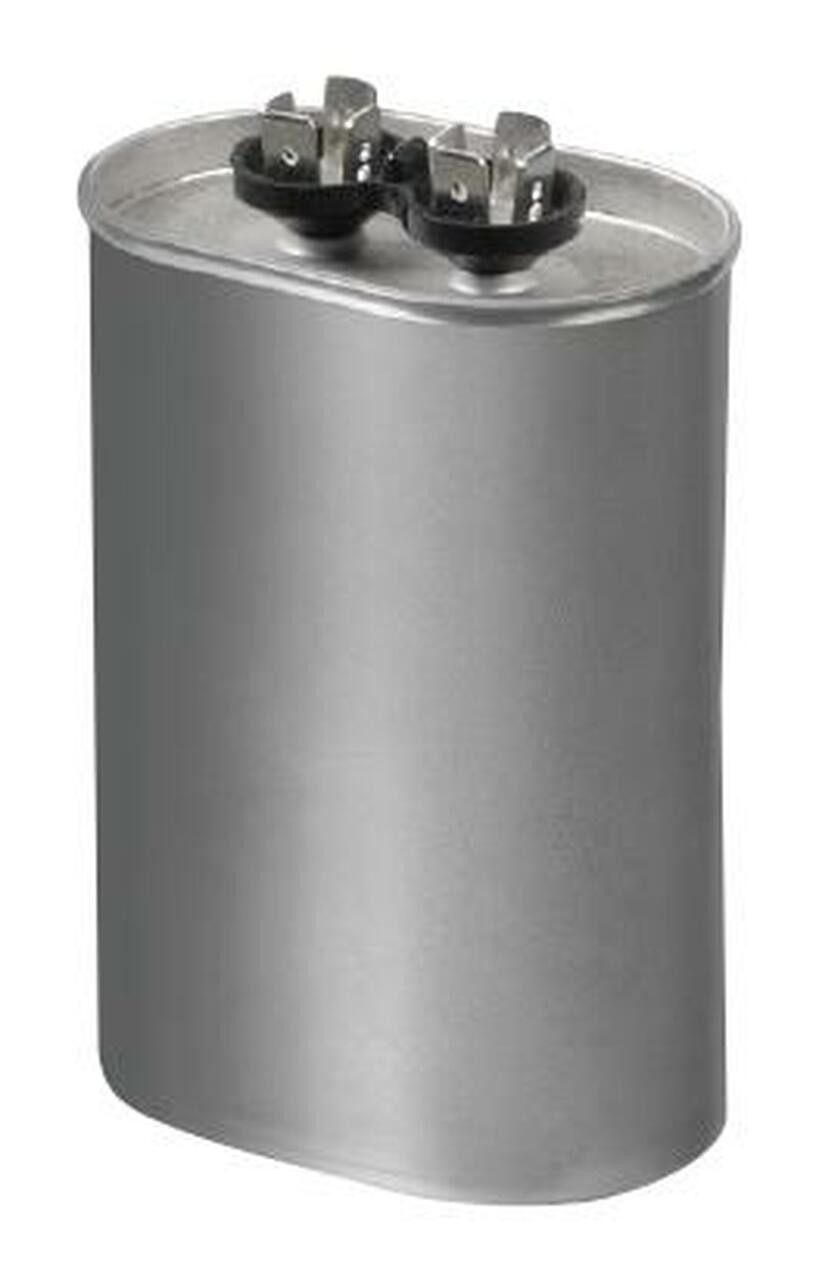 7.5MFD 370/440 VAC Motor Run Capacitor (Oval) - Electric Motor Warehouse