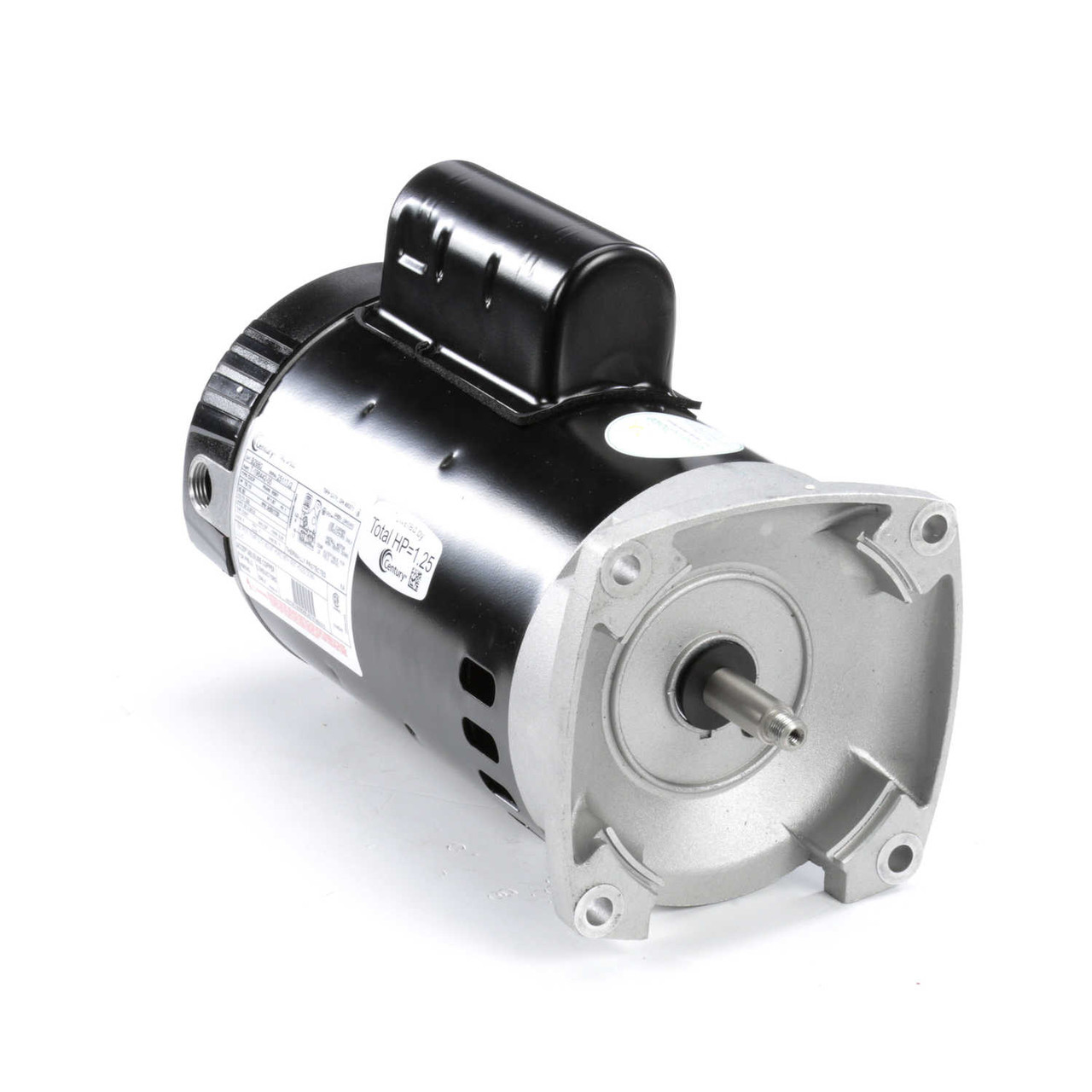 B2980 Century 3/4 hp 2-Speed 56Y Frame 230V Square Flange Pool Motor ...