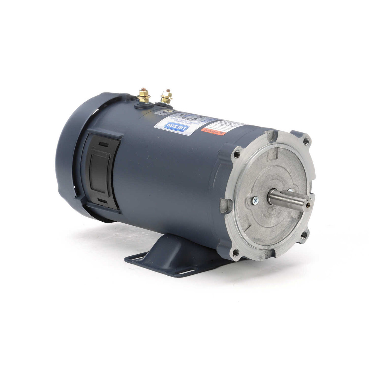 3/4 hp 1800 RPM 56C Frame 12 Volts DC TEFC Leeson Electric Motor # 108048