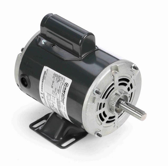 S012 Marathon 1/2 hp 1800 RPM 56 Frame 115/230V Open Drip Marathon ...