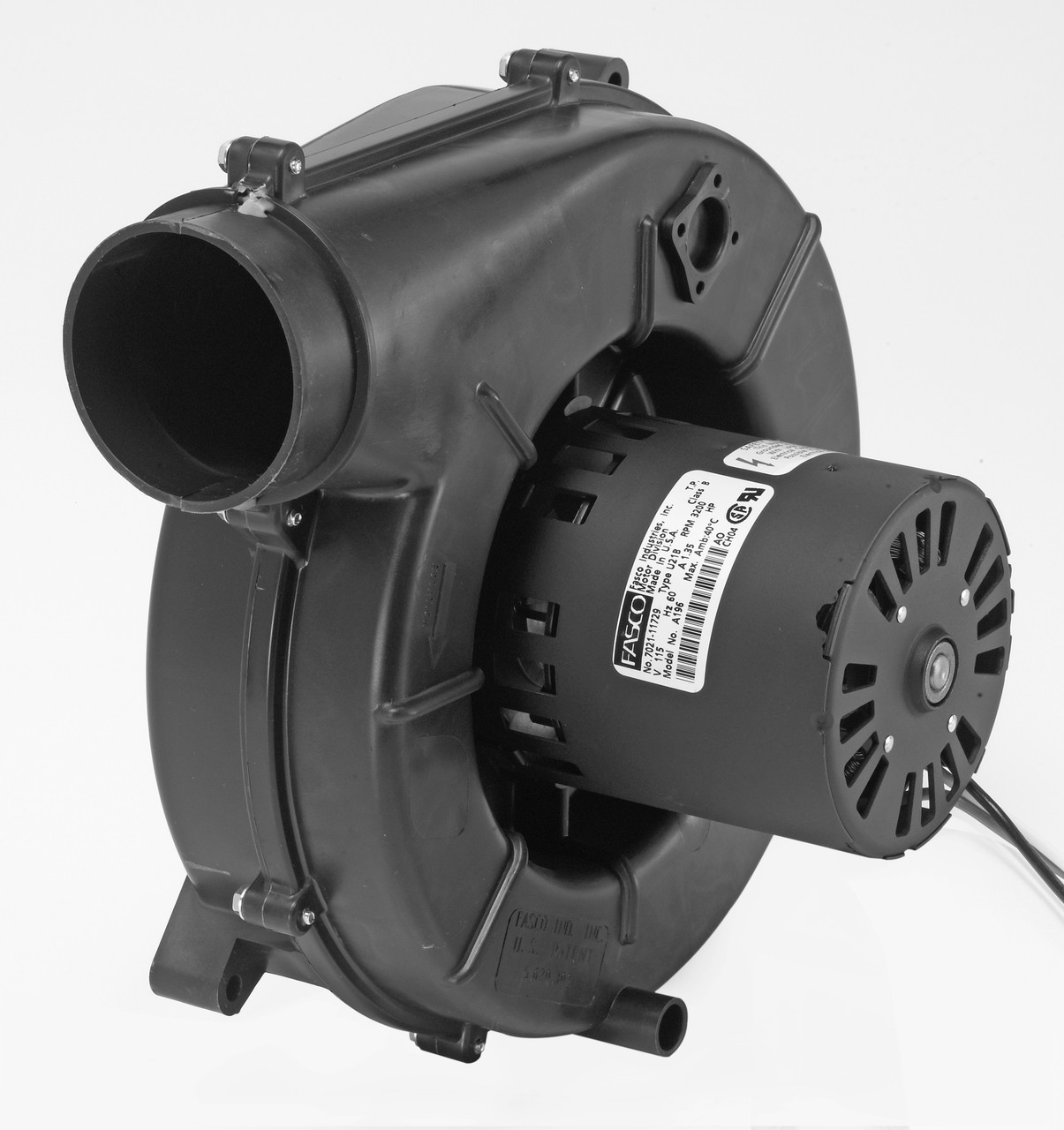 Fasco A196 Trane Furnace Draft Inducer Blower (X38040313027, D342094P02 ...