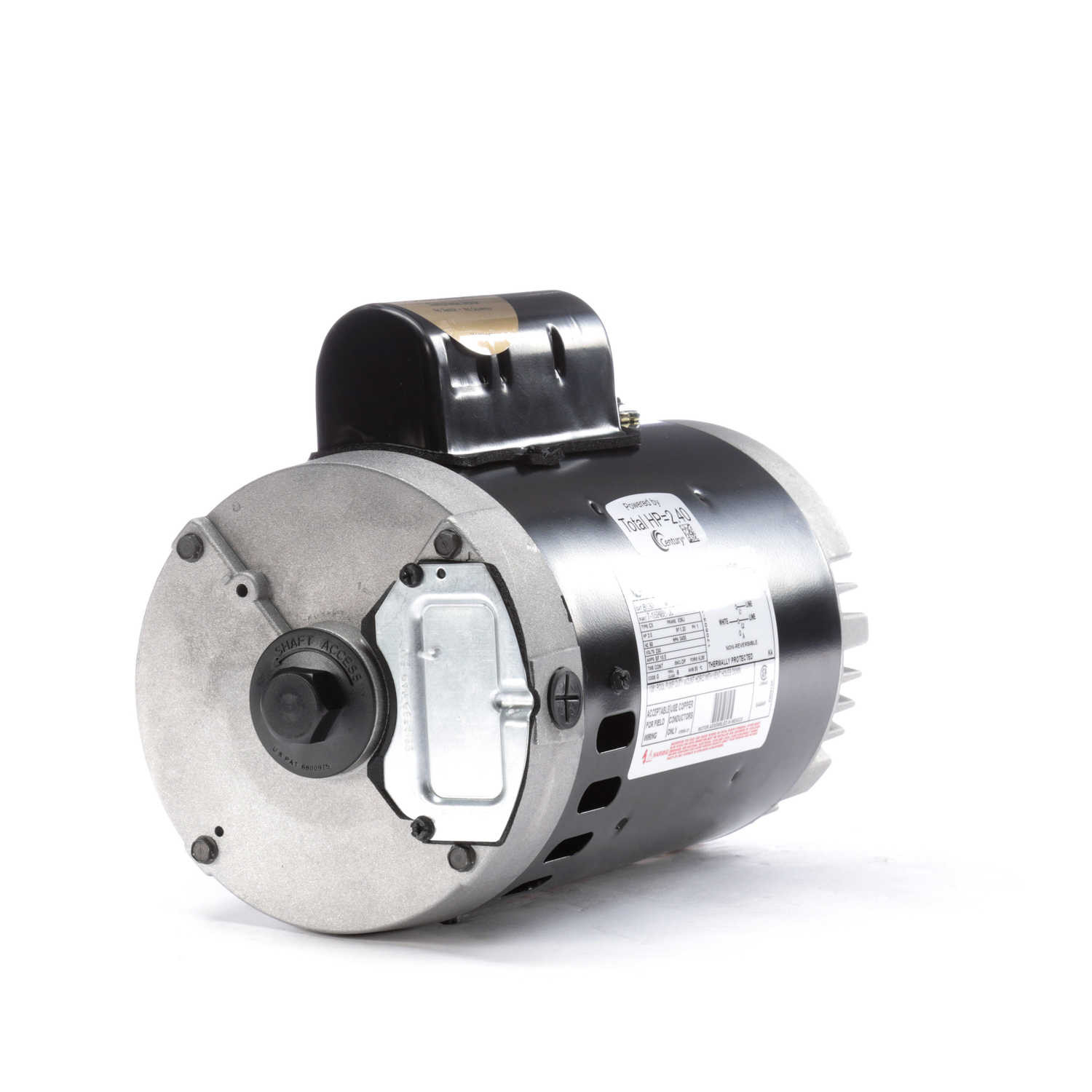 B130 Century 2 hp 3450 RPM 56J Frame 230V Switchless Swimming Pool Pump ...