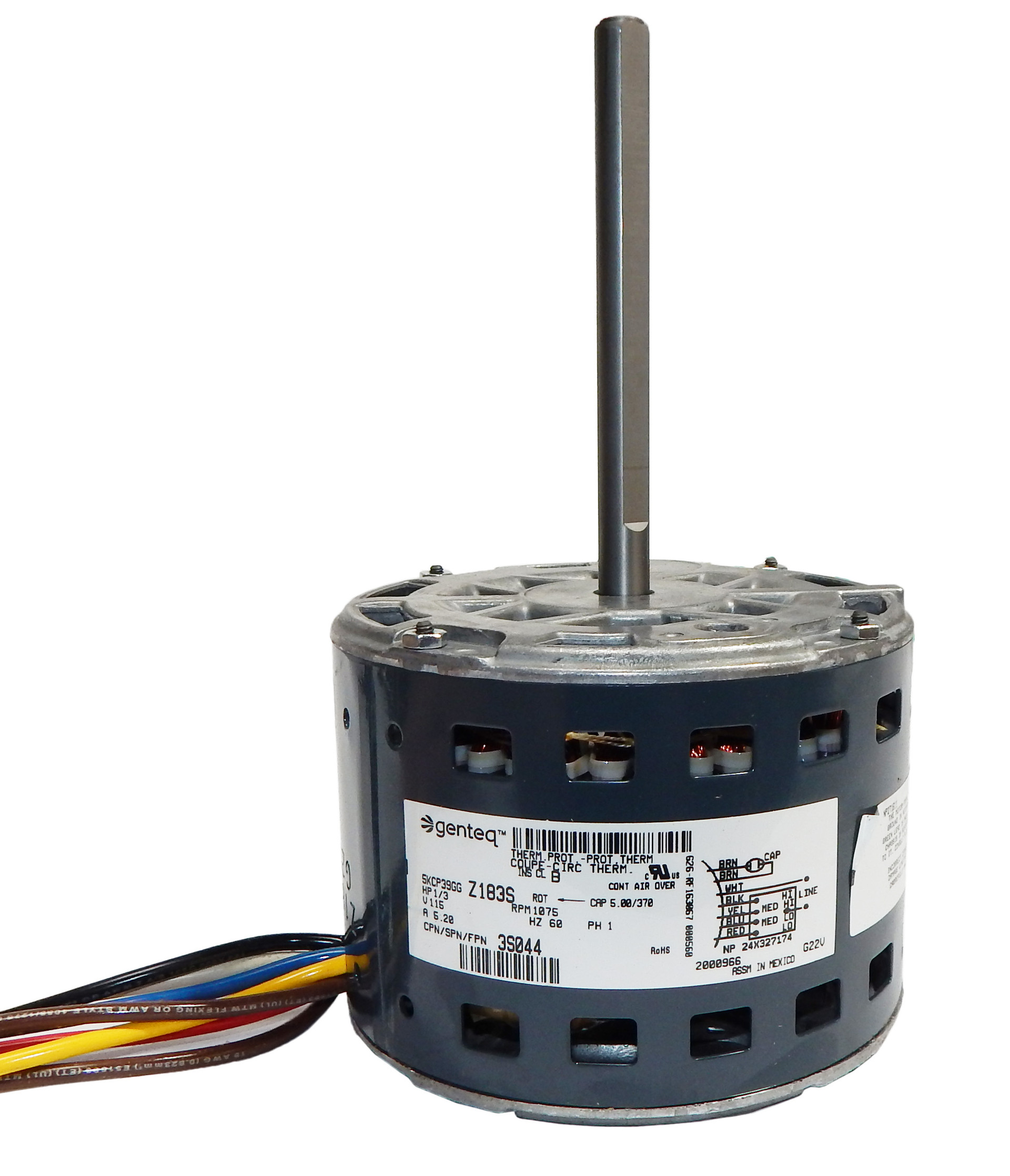 Carrier Furnace Blower Motors - Furnace Draft Inducers - Venter Motors