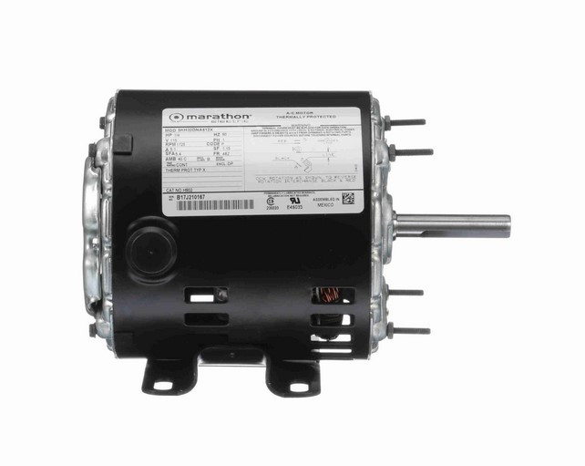 H902 Marathon 1/4 hp 1800 RPM 48 Frame 115V Open Drip Marathon Electric ...