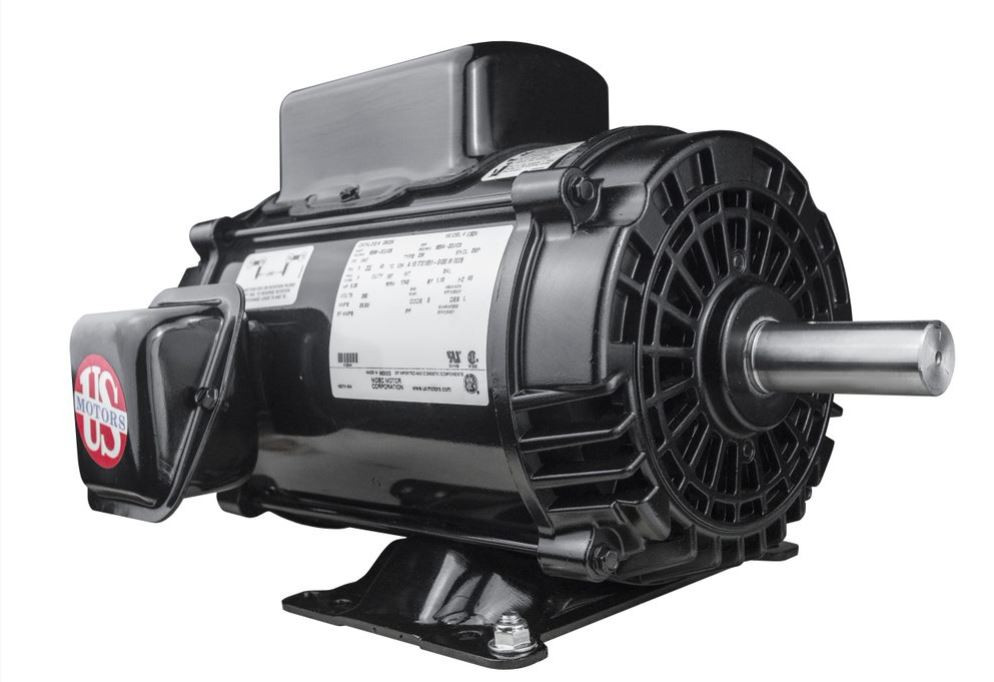 Nidec Electric Motors - Single Phase ODP - Rigid Base- Electric Motor ...
