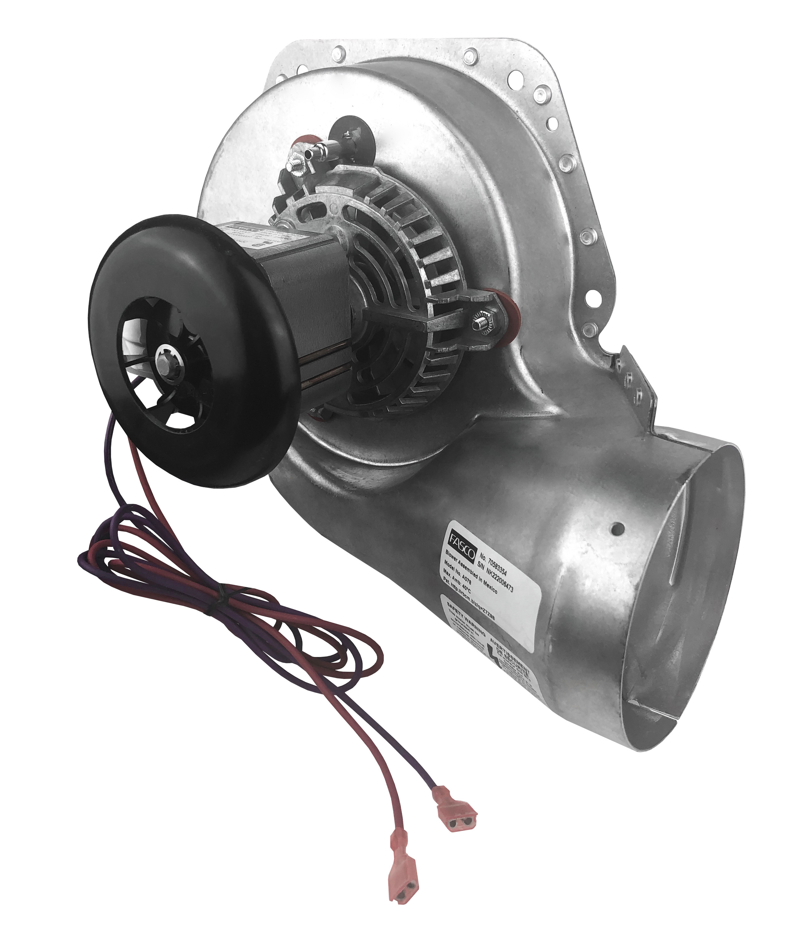Fasco A078 Goodman Furnace Draft Inducer Blower (0131G00000PS ...