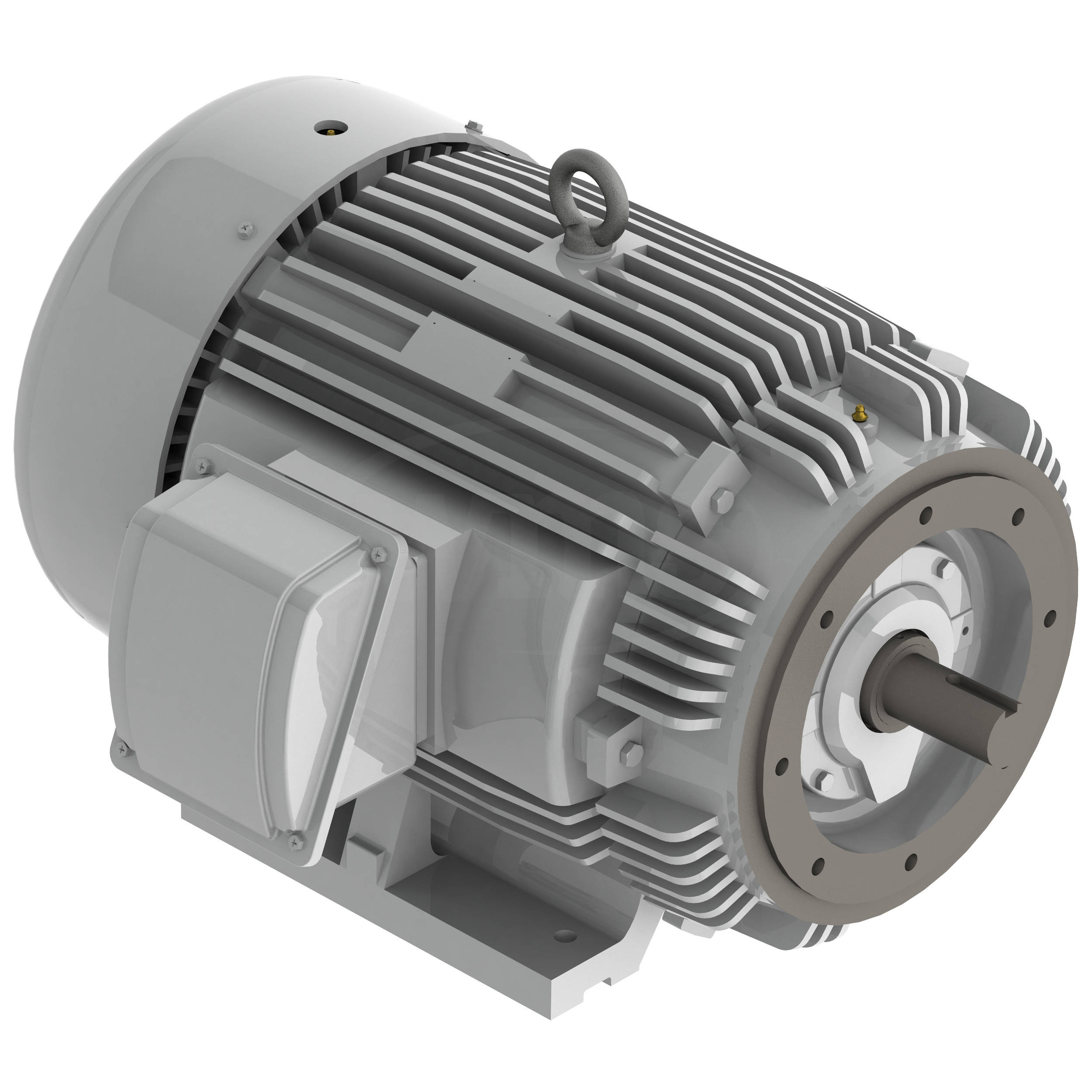 EP0156C TECO Westinghouse 15 hp 1200 RPM 284TC Cast Iron 230/460V TEFC ...