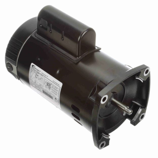 B2854V1 Century 1.5 hp 3450 RPM 56Y Frame 115/230V Square Flange Pool Motor