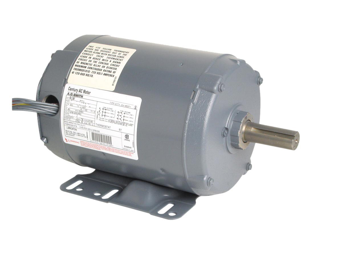 B2843 Century 2 hp 3450 RPM 56Y Frame 208-230V Square Flange Pool Motor