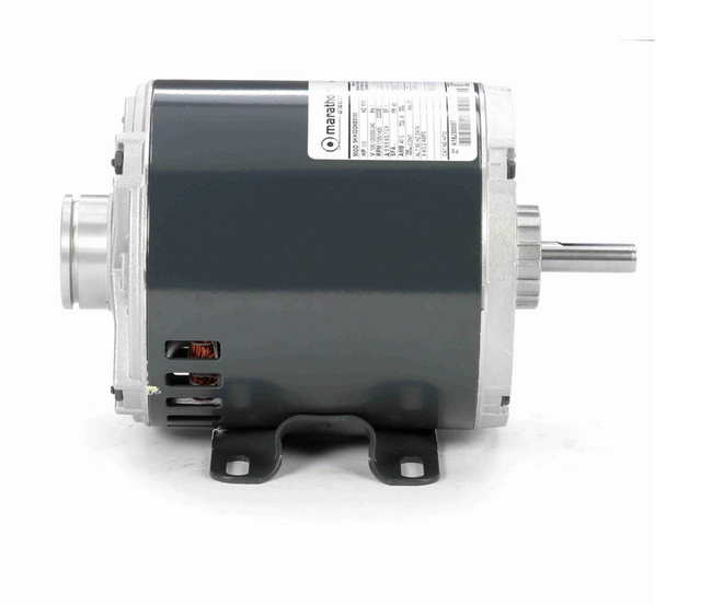 H712 Marathon 1/3 hp Carbonator Motor, double shaft, 1800 RPM 100-120/ ...