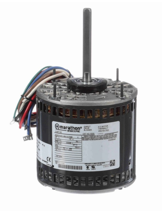 X004 Marathon 1/2 hp 115V 1075 RPM (3 speed) OPAO 48Y Frame Blower Motor