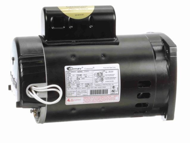 B2853V1 Century 1 hp 3450 RPM 56Y Frame 115/230V Square Flange Pool Motor