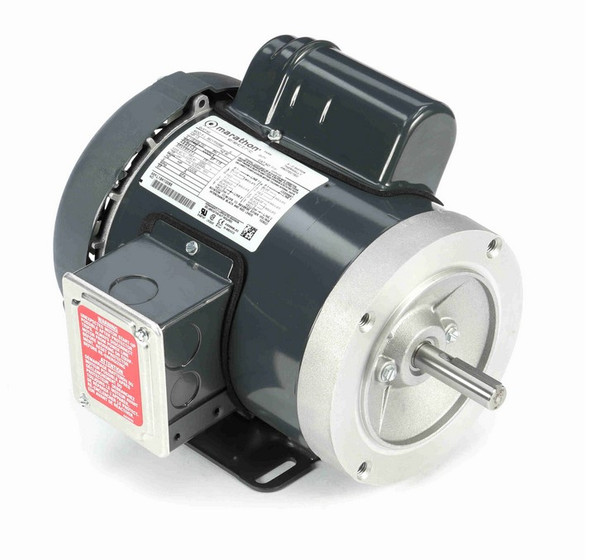 F131 Marathon 1/3 hp 1800 RPM 56C Frame TEFC 115/208-230V Marathon ...