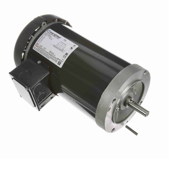 G548A Marathon 1 1/2 hp 1800 RPM 3-Phase 56C Frame TEFC (no base) 575V ...