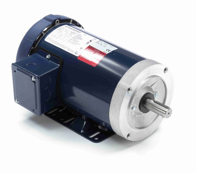GT1403 Marathon 1 1/2 hp 3600 RPM 3-Phase 143TC Frame TEFC (rigid base ...