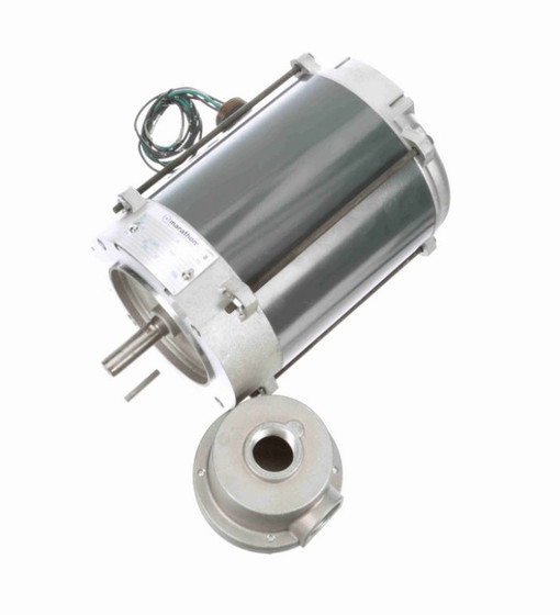 G842 Marathon 1/4 hp 1800 RPM 3-Phase 56C Frame TENV (no base) 575V ...