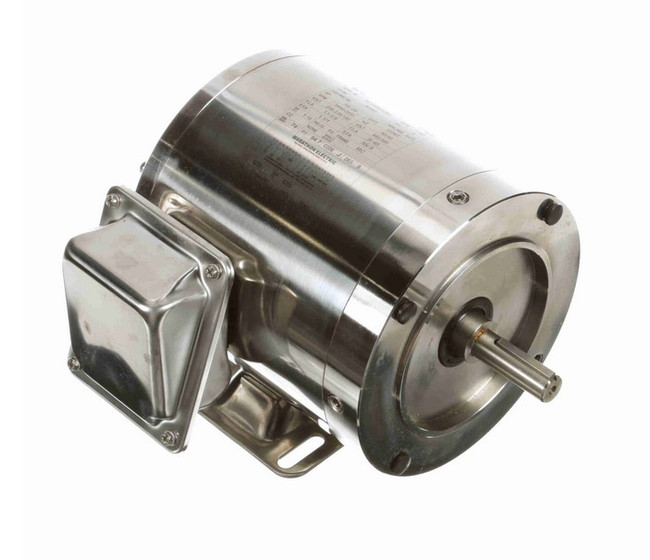 N450 Marathon 1/3 hp 3600 RPM 3-Phase 56C Frame TENV (rigid base) 208 ...