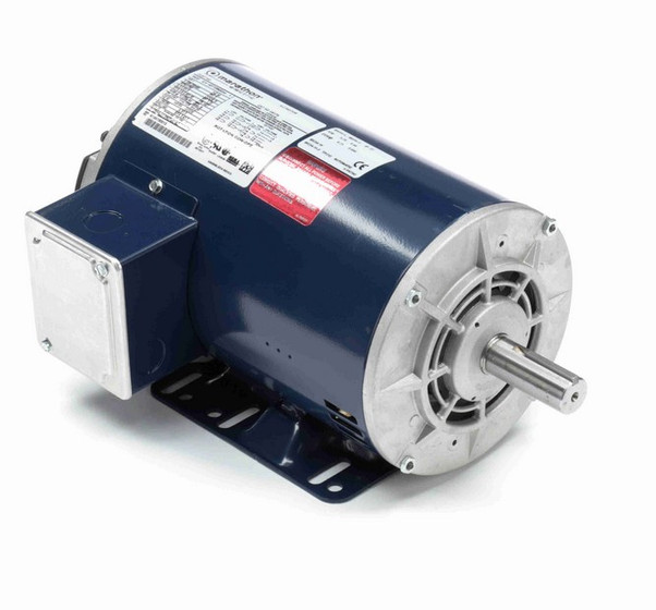 U417A Marathon 1 hp 1800 RPM 230/460V 3-Phase 143T Frame ODP (rigid ...