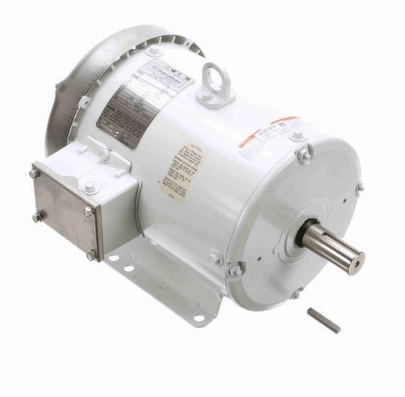 N315A Marathon 5 hp 3600 RPM 230/460V 3-Phase 184T Frame TEFC (rigid ...
