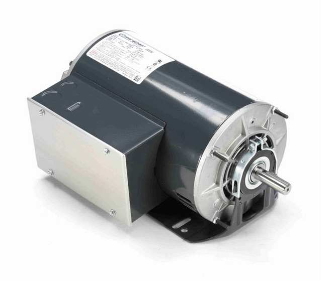 B352 Marathon 2 hp (1 speed) 115/208-230V 1800 RPM ODP 56H Frame Cap ...