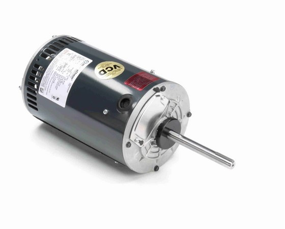 X507 Marathon 1 hp 208-230V 900 RPM OPAO 56Y Frame 3-Phase Commercial ...
