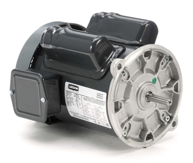 117889.00 Leeson 3/4 hp 1800 RPM 115/208-230V TEFC 56YZ Frame Auger Motor