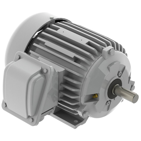 EP0254 TECO Westinghouse 25 hp 1800 RPM 284T Cast Iron 230/460V TEFC ...