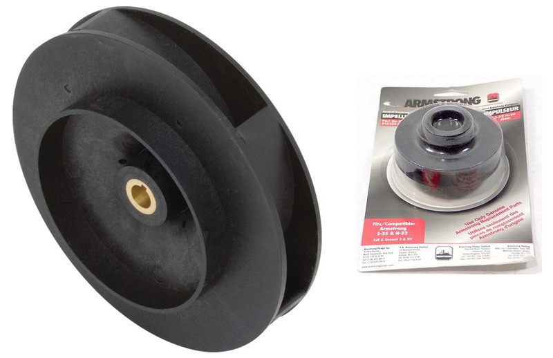 816322-111K ARMSTRONG S-35, H-32 Circulator Pump Noryl Impeller 3.38 ...