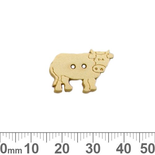 Cow Honey Wooden Buttons