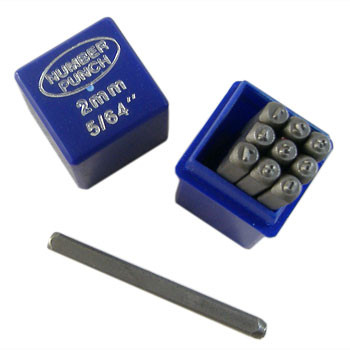 2mm Numbers Metal Punch Set