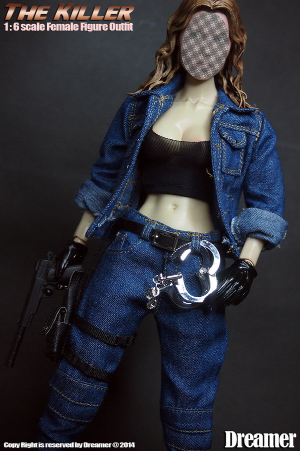 [MIS-A005] 1:6 Female Undercover Cop Action Figure Accessories - EKIA ...