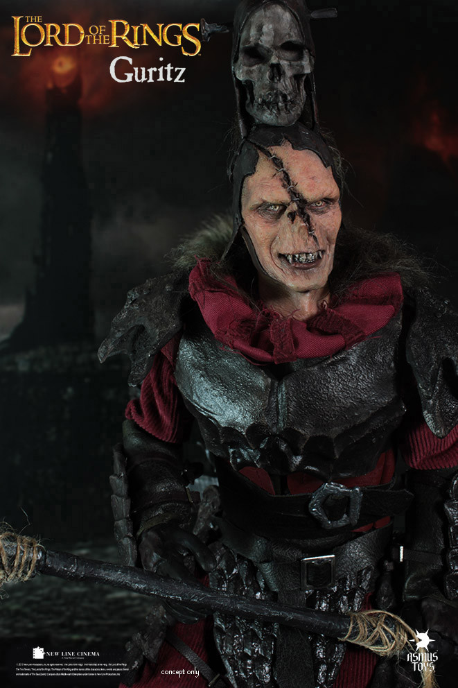 [ASM-GURITZ] Asmus Toys Mordor Orc Lieutenant Guritz 1:6 Scale Action ...