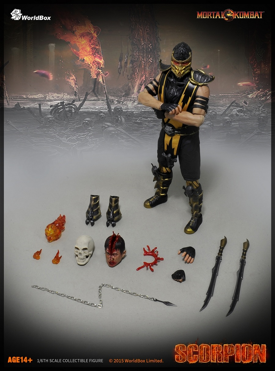 [WB-SCORPION] World Box 1:6 Scorpion Collectible Boxed Figure - EKIA ...