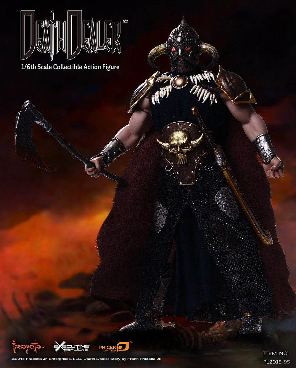 [PL-2015-95] Phicen Limited Frank Frazetta’s Death Dealer 1:6 Collector ...